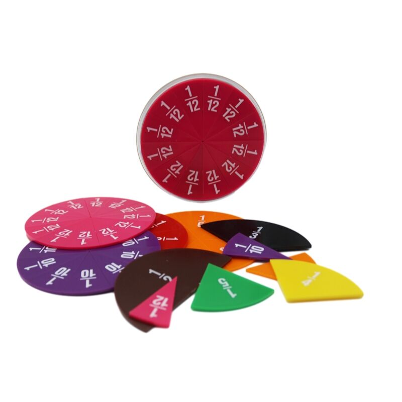 Plastic Fraction Circles - Gui Yuan - Educational Toys, Educational ...